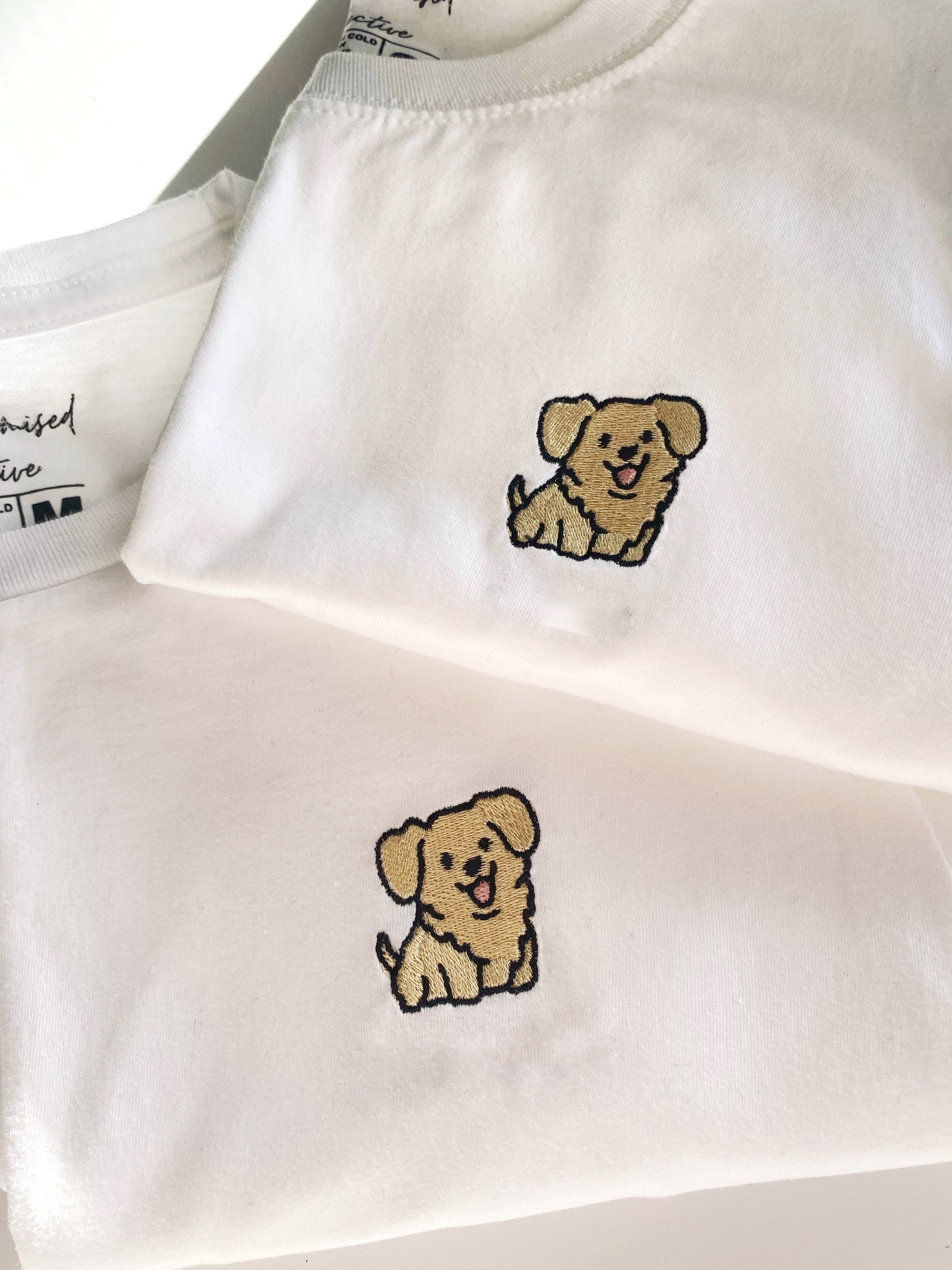 Golden Retriever / Labrador Dog Embroidered Shirt / Crewneck ...